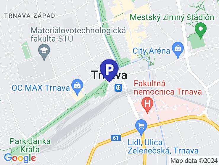 Parkovanie v Trnave - Parking.sk