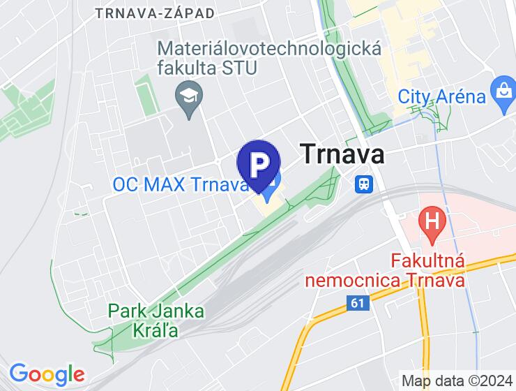 Parkovanie v Trnave - Parking.sk